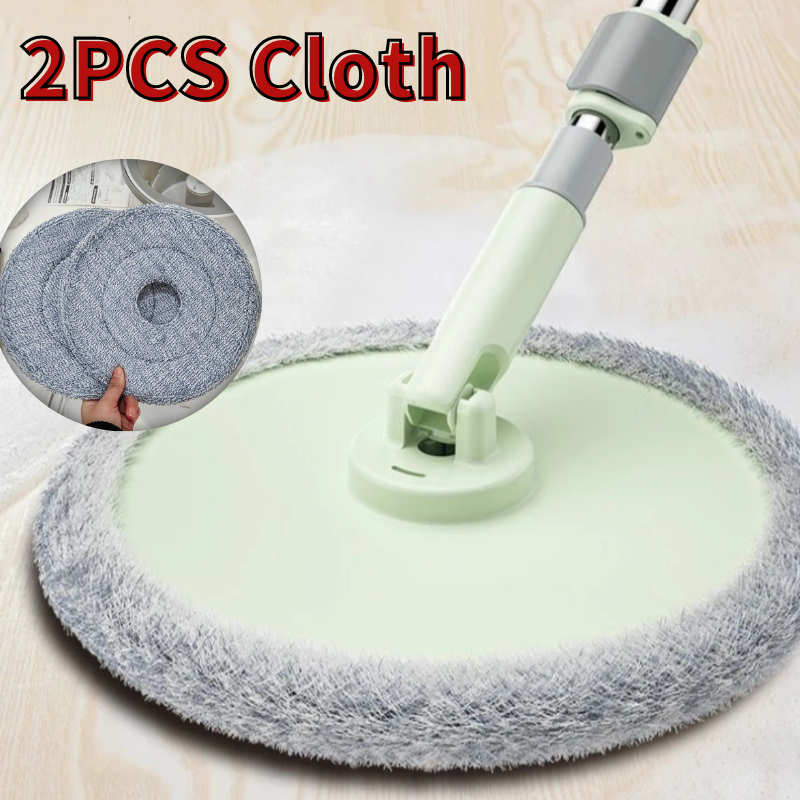 Self Wash Spin Mop Cloth Magic Spin Mop Tornado Falt Rotating Mop ...