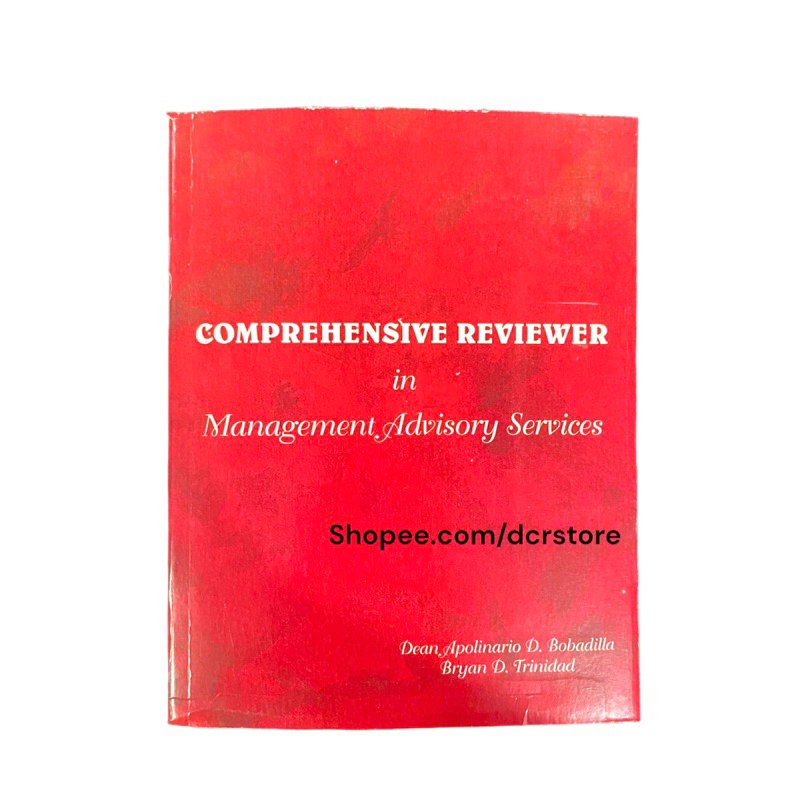 Comprehensive Reviewer in Management Advisory Services by Bobadilla ...