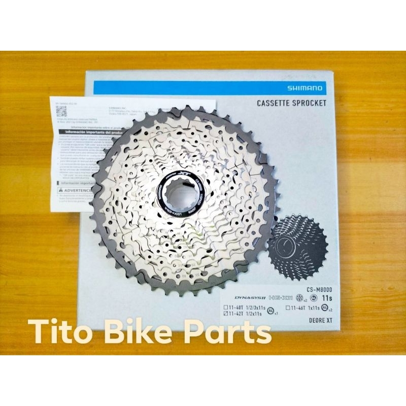 SHIMANO XT GRX M8000 11-40T / 11-42T CASSETTE SPROCKET 11 SPEED COGS ...