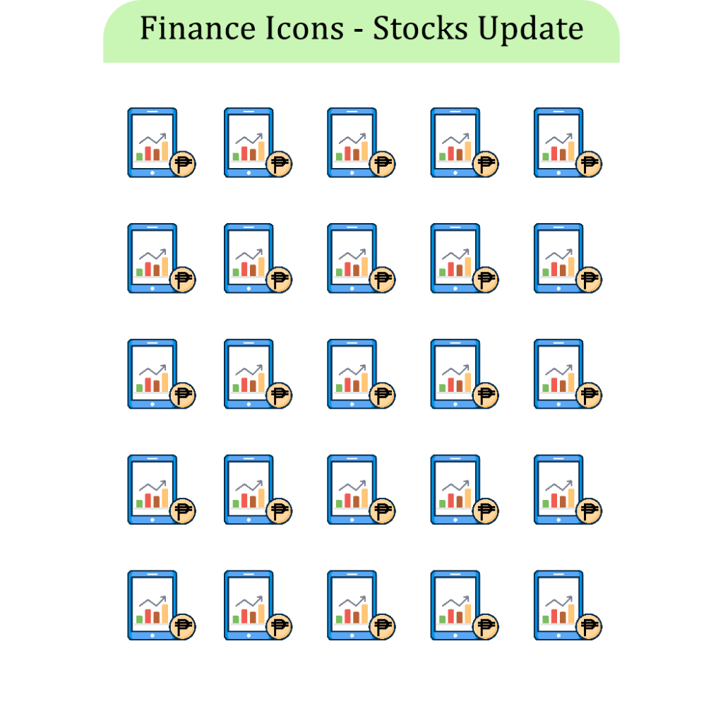 Finance Update Icons Mini Sticker Sheet, Planner Journal Bujo Sticker ...