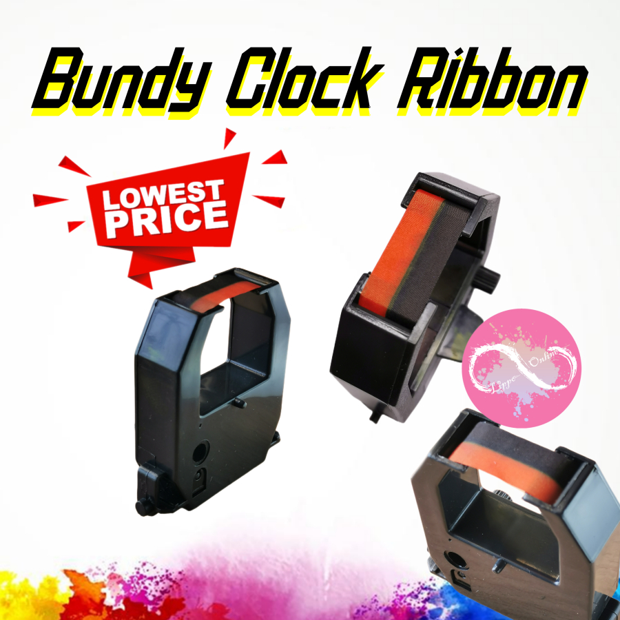 Currency Time Clock Ribbon Cartridge Red Black Colors for Office ...