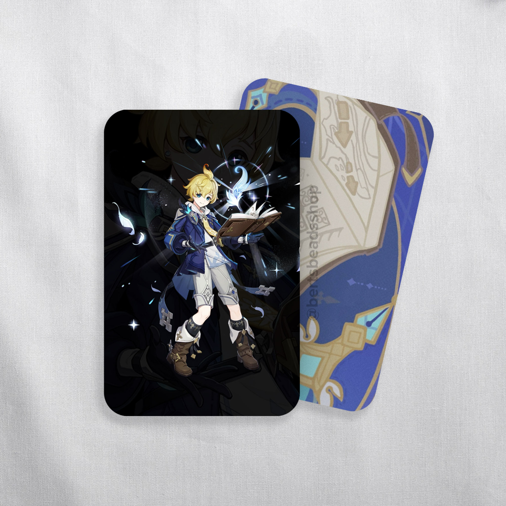 Genshin Impact Photocards - MIKA Textured Photocards Front and Back ...