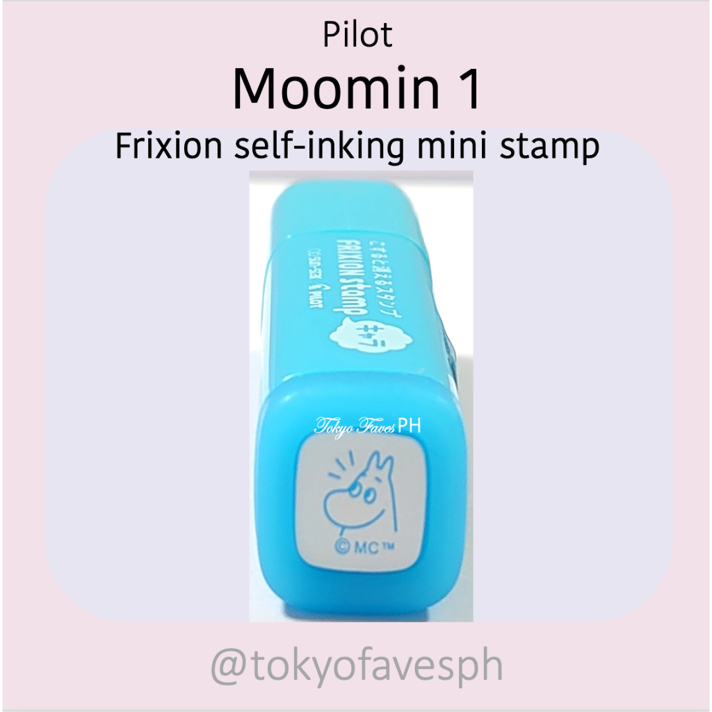 Moomin Pilot Frixion self-inking mini stamp | Shopee Philippines