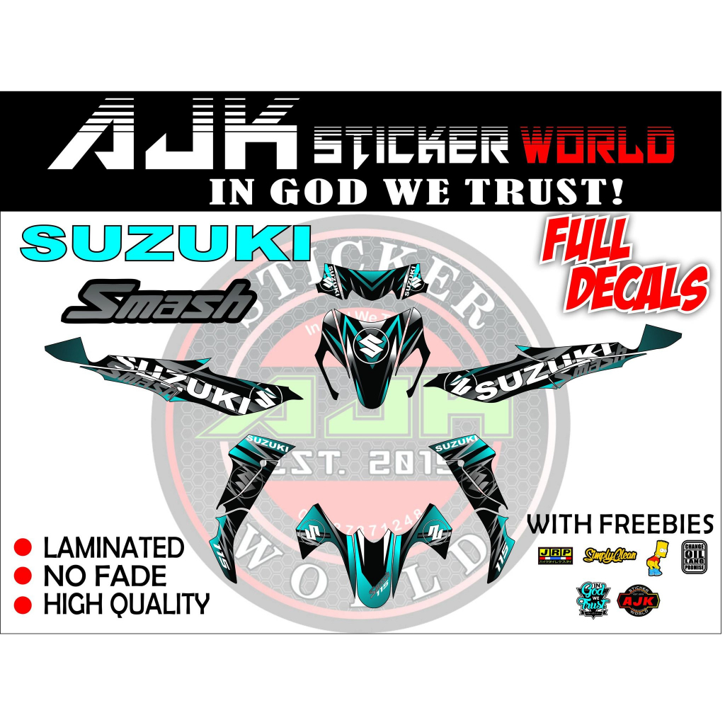 Suzuki Smash Full Decals | Shopee Philippines