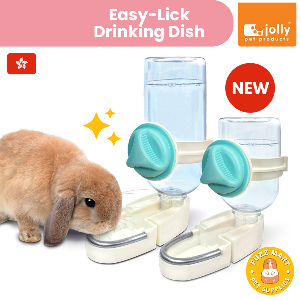 Jolly Easy-Lick Drinking Dish Water Bottle (300ml / 500ml) for Rabbit ...