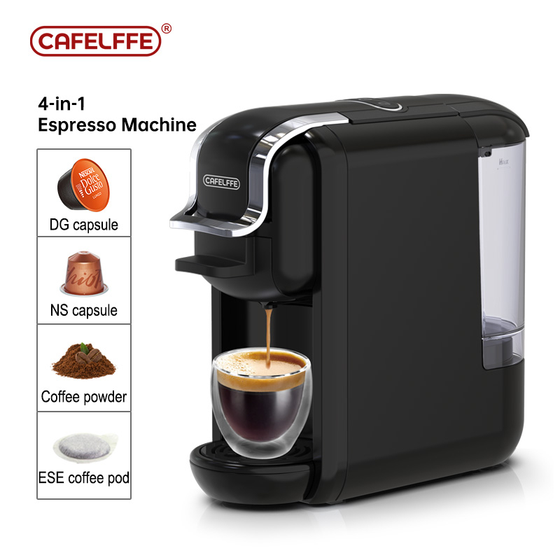 Cafelffe Capsule Coffee Maker Hot Cold Brew Espresso Machine for ...