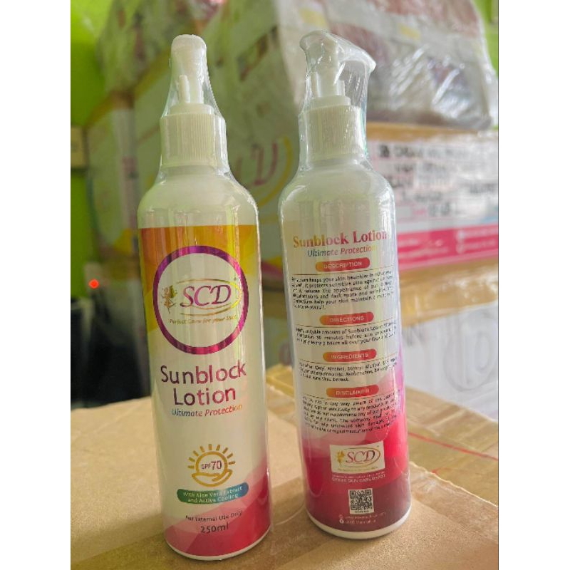 100% original SCD sunblock lotion with spf70 with cooling effect ...