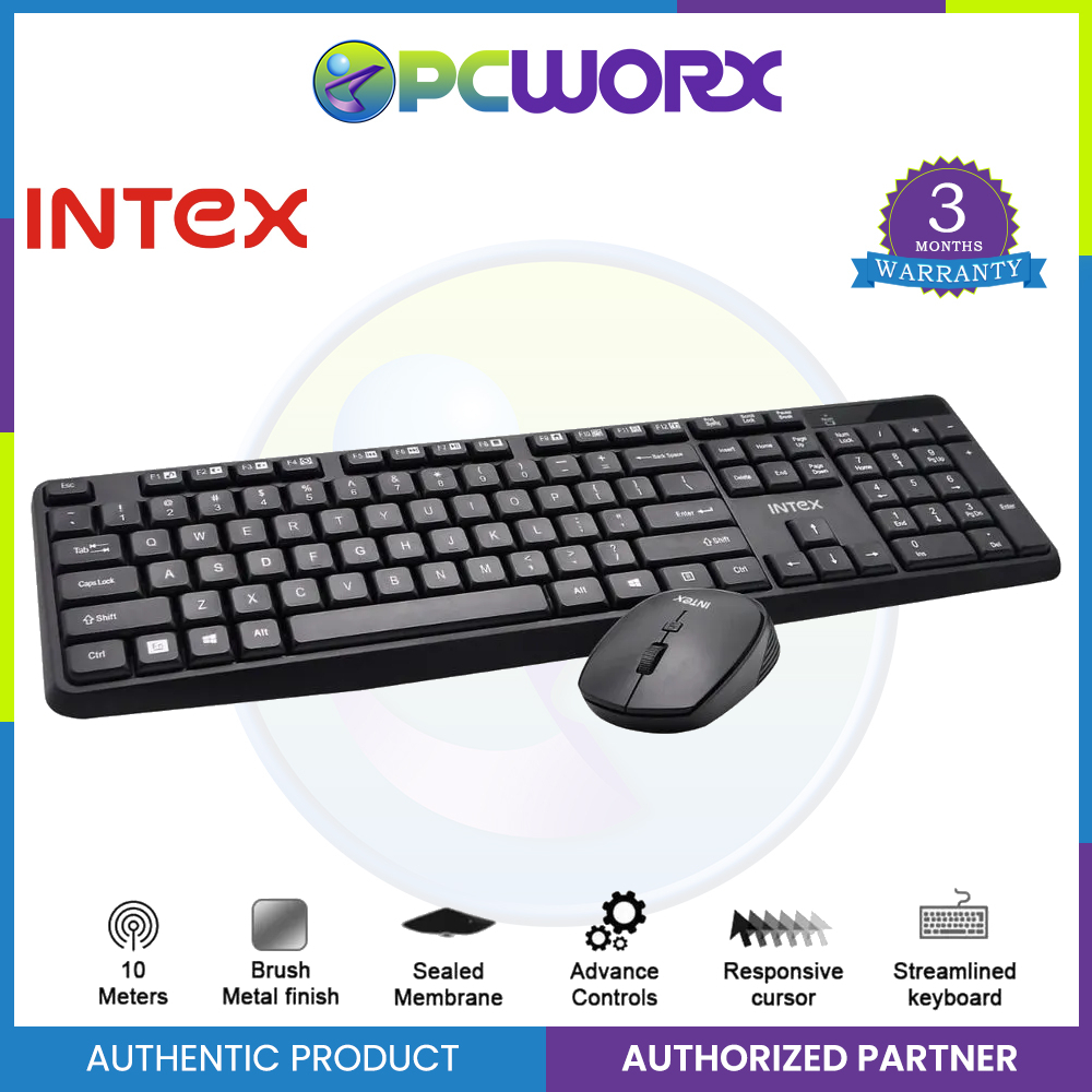 Intex IT-WLKBM01 POWER Wireless Keyboard & Mouse Combo Combo Set ...