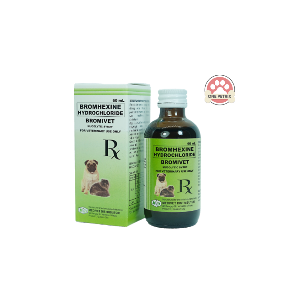 Bromivet (Bromhexine) Mucolytic Syrup for Pets 60ML | Shopee Philippines
