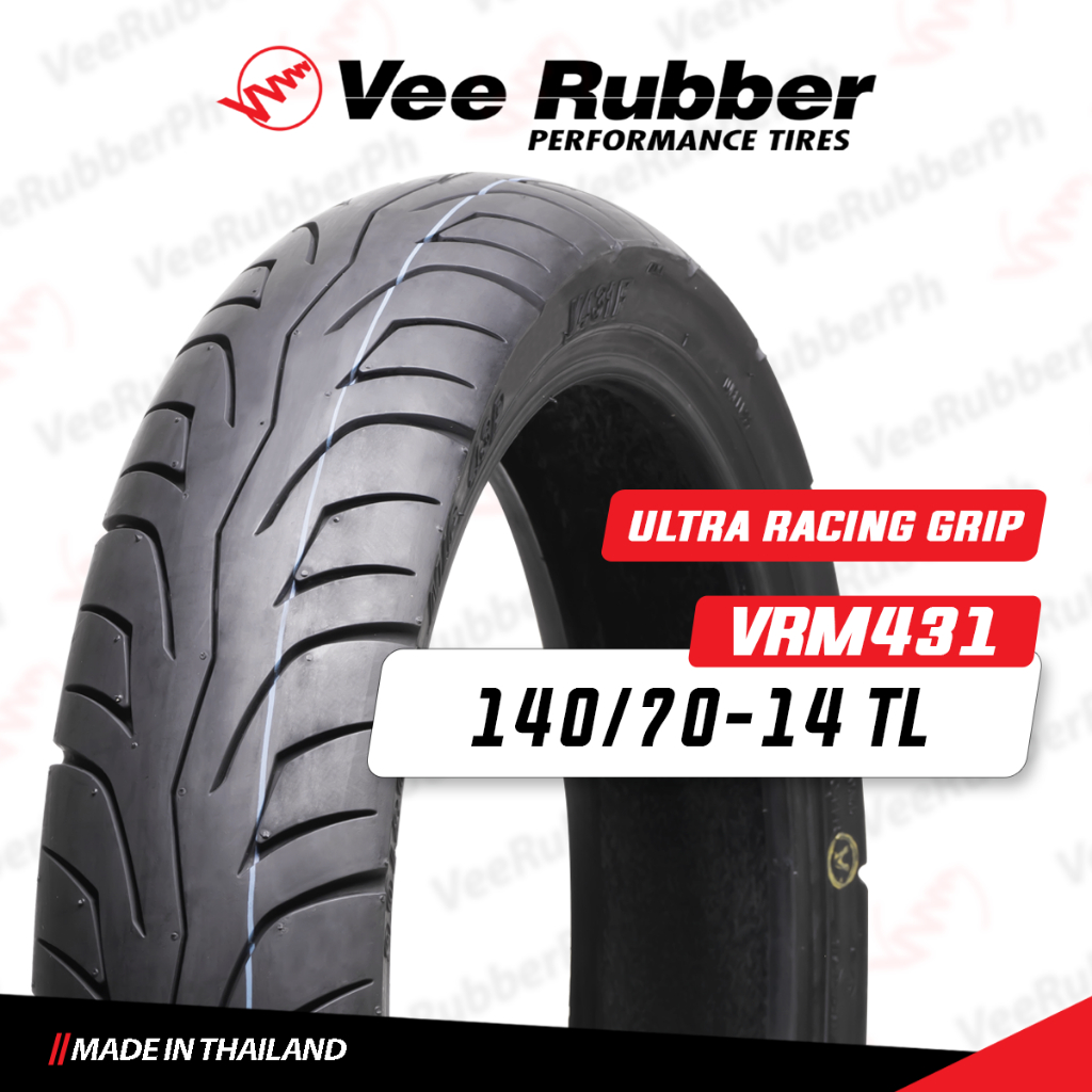 140/70-14 VRM431 (TL) Vee Rubber ULTRA RACING GRIP 140/70 - 14 Tubeless ...