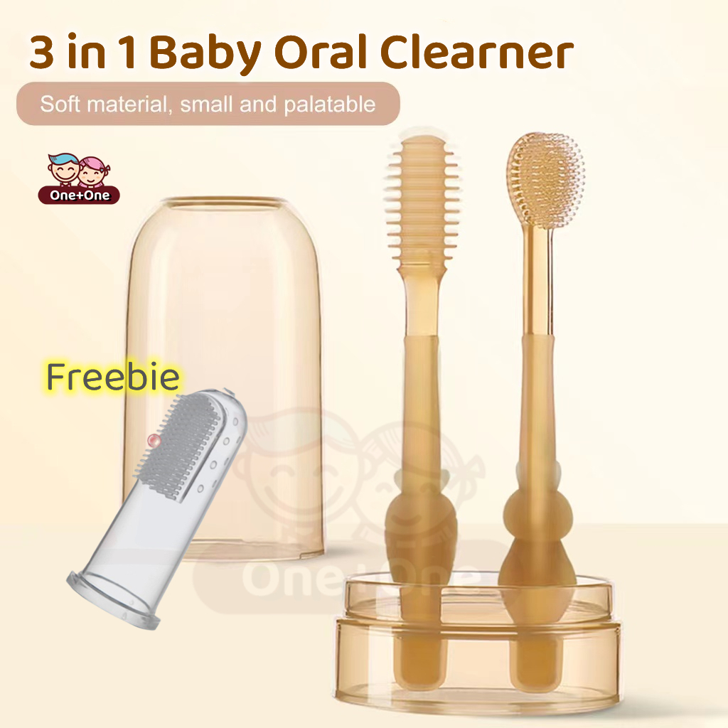 【Freebie】Toothbrush Kids Newborn Soft Brush Head Kit Dental Care Baby ...