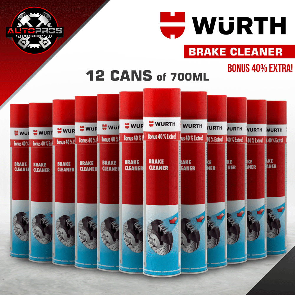 Wurth Brake Cleaner 700ml - 12pcs | Shopee Philippines