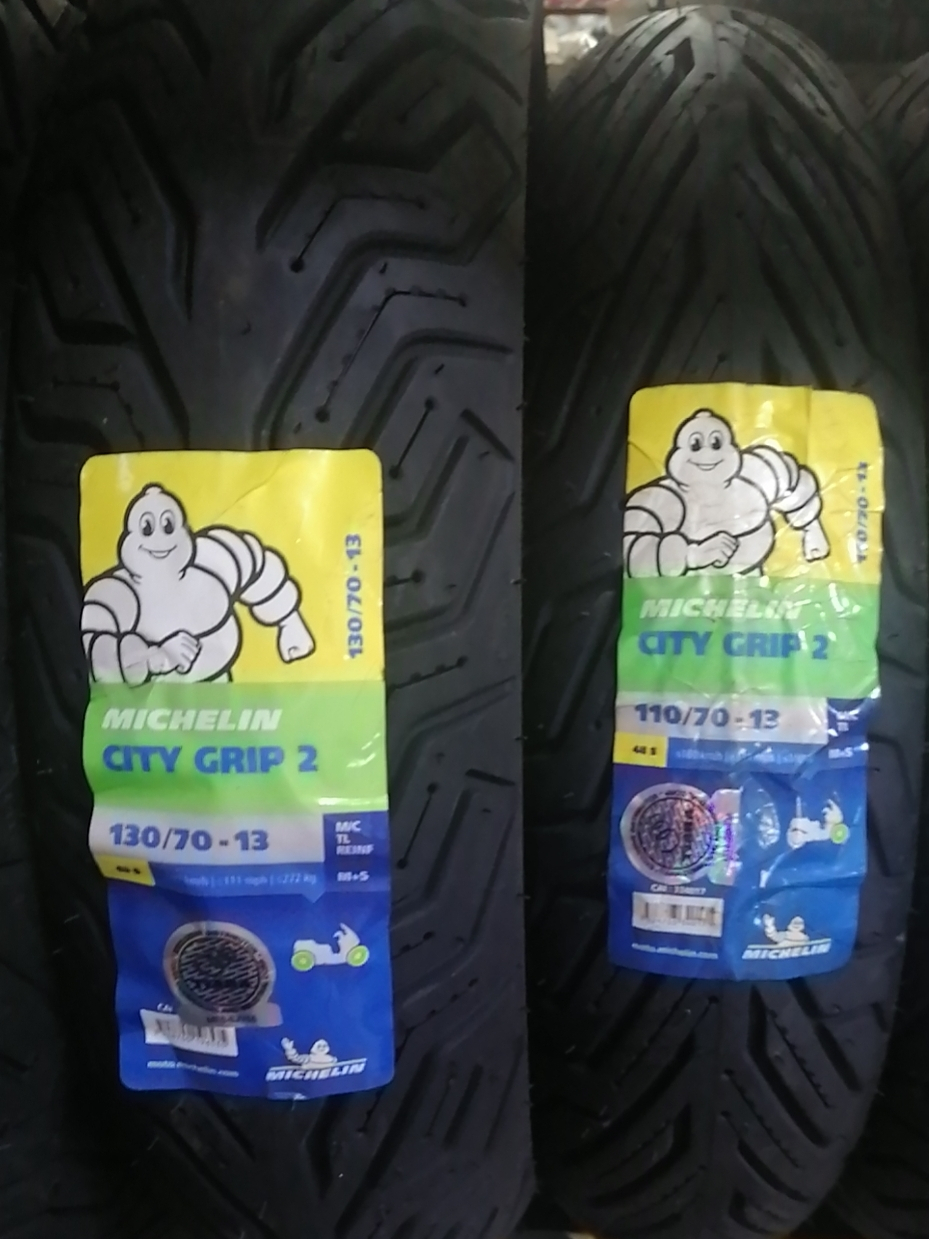 MICHELIN CITY GRIP 2 TIRE FOR NMAX SIZE 110/70-13 130/70-13 FREE SEALANT AND PITO | Shopee ...