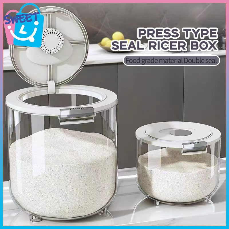 SWEET LIFE 10KG-15kg Rice Dispenser and Storage with measuring cup ...