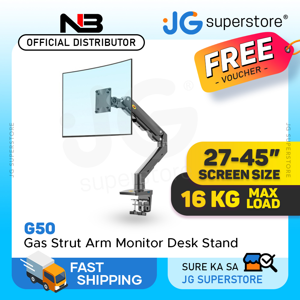 North Bayou NB G50 Ergoflex Desktop Monitor Single Arm Mount w/ Swivel ...