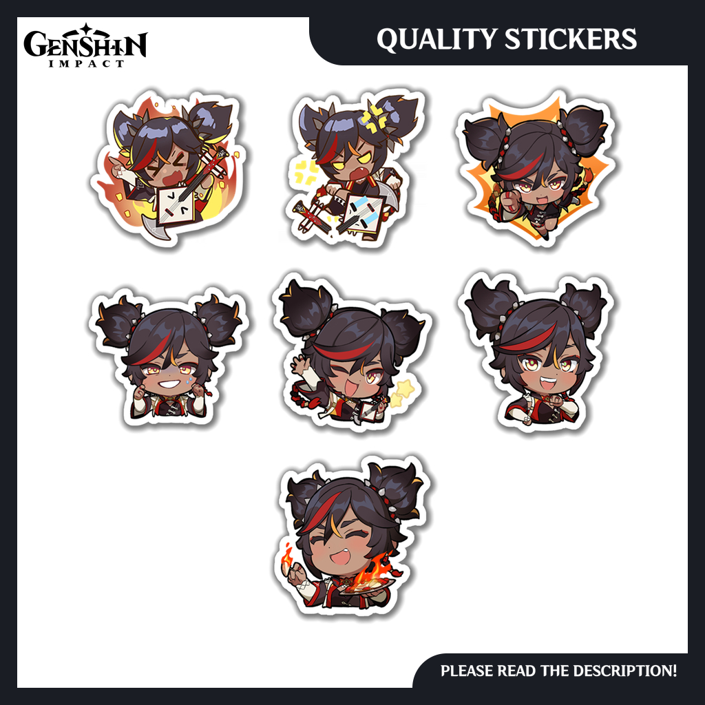 Xinyan - Genshin Impact Emoji Stickers | Shopee Philippines