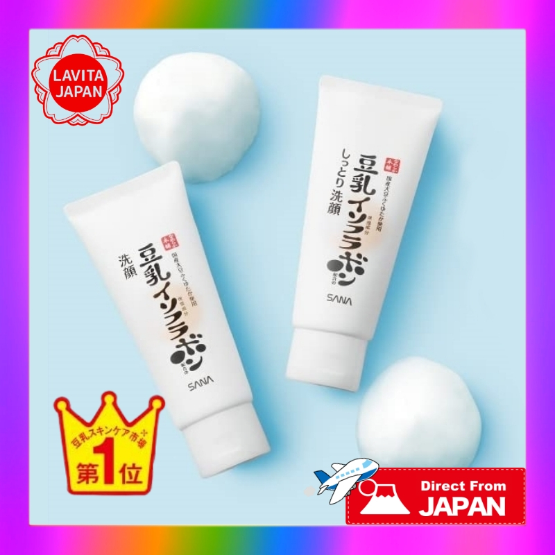 SANA Namerakahonpo Moisture Cleansing face Wash 150g / Soy Milk Isoflavone【Direct from Japan ...