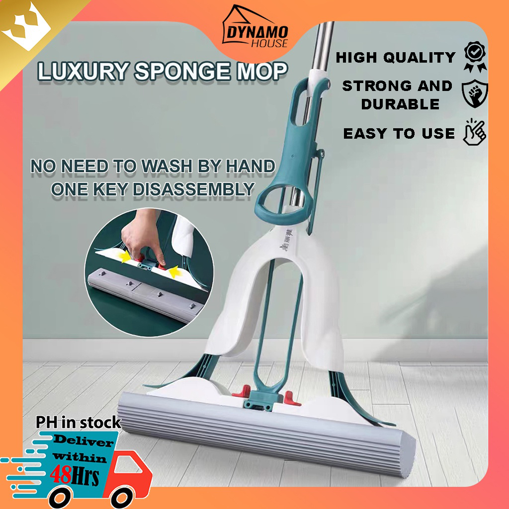 Hand Wash-Free Lazy Sponge Mop head Household Wet And Dry Water ...