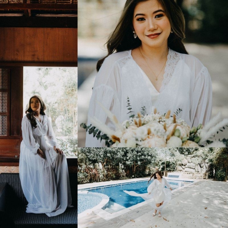 Athena Bridal Robe for Wedding | Shopee Philippines