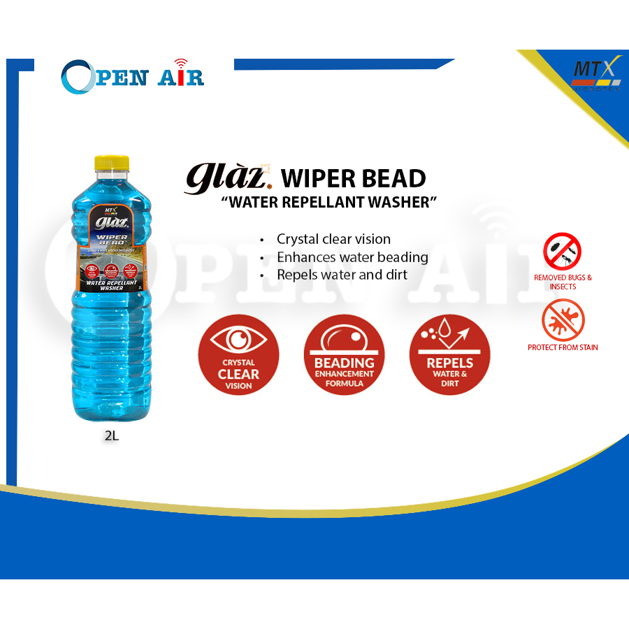Microtex Wiper Bead Water Repellant (2L 2000ml) | Shopee Philippines