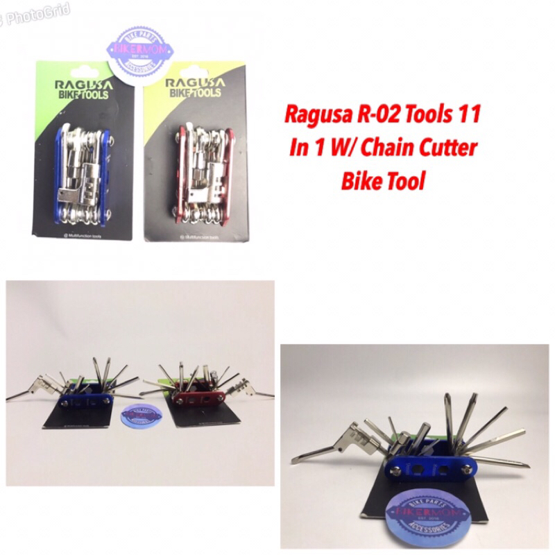 Ragusa R-02 Tools 11 In 1 W/ Chain Cutter Bike Tool | Shopee Philippines