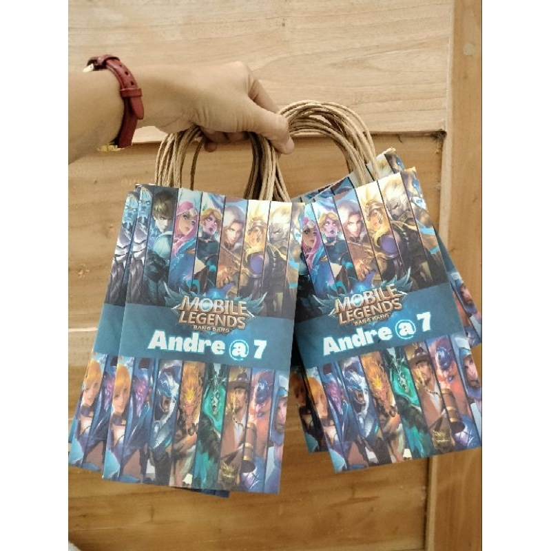 Mobile Legend Theme customize Loot bag or paper bag | Shopee Philippines