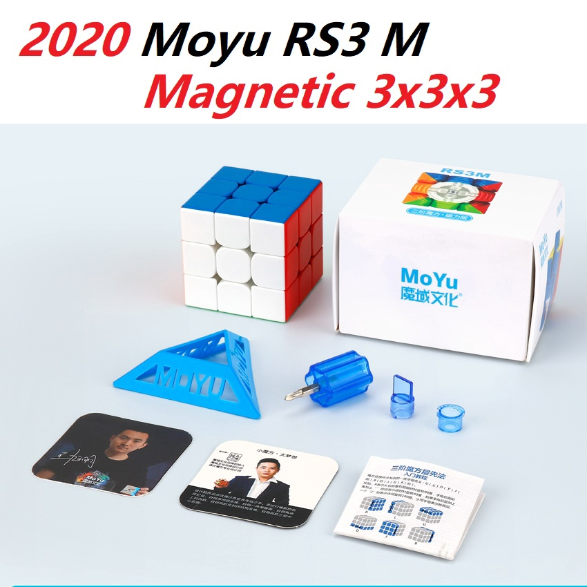 Newest 2020 Moyu RS3M Magnetic 3x3x3 Rubik's Cube RS3 M Magic Cube ...