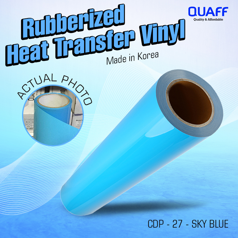 Quaff 20 Inches X 1 Meter Cdp Pvc Rubberize Heat Transfer Cuttable ...