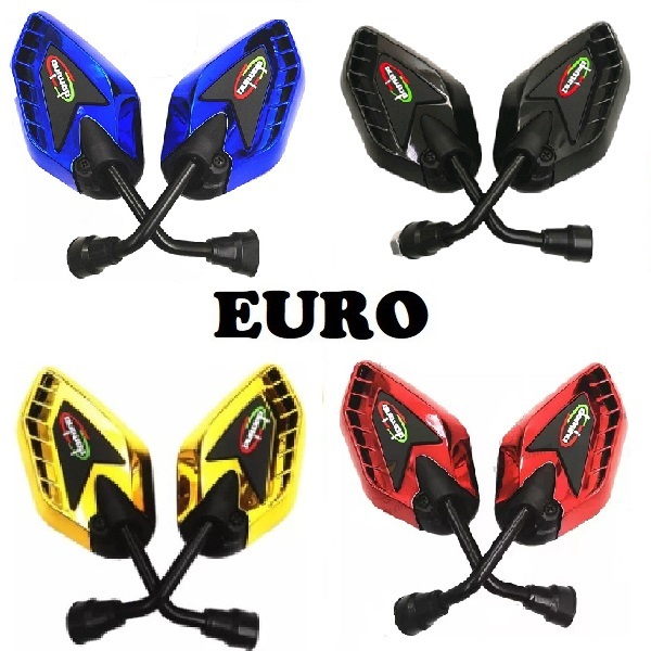 EURO Vperman 150 | DOMINO SIDE MIRROR Short Steam Motorcycle Dahon Type ...