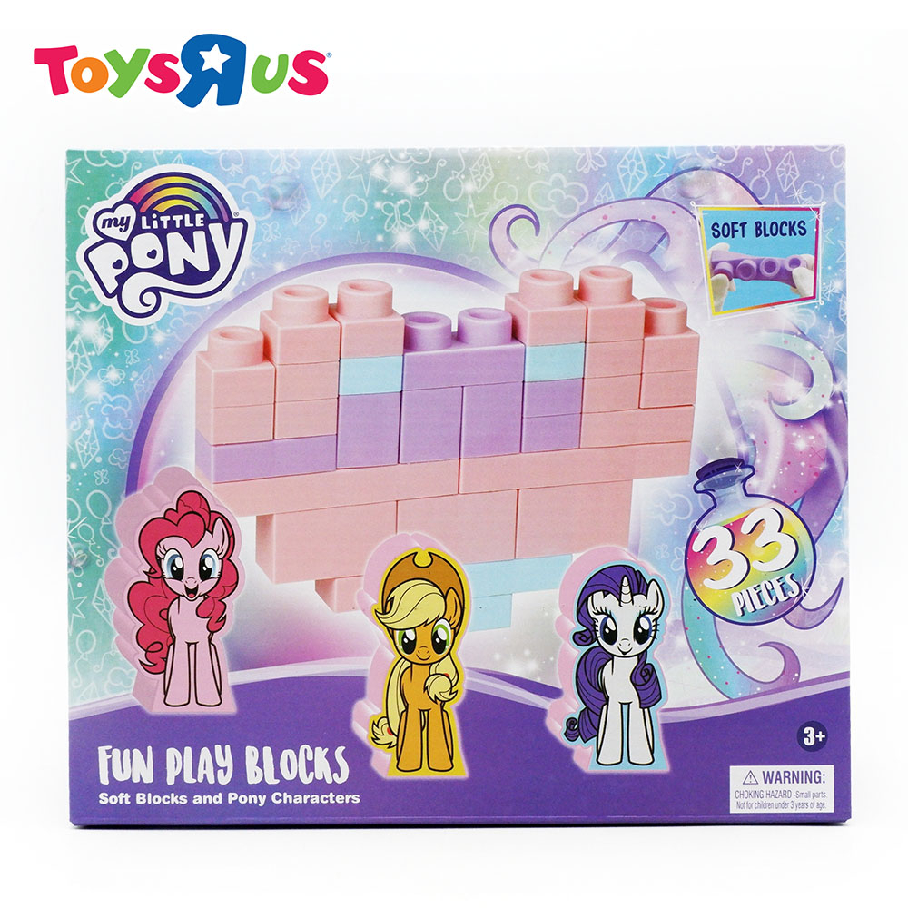 My Little Pony Soft Blocks 33pcs Fun Play Blocks | Shopee Philippines