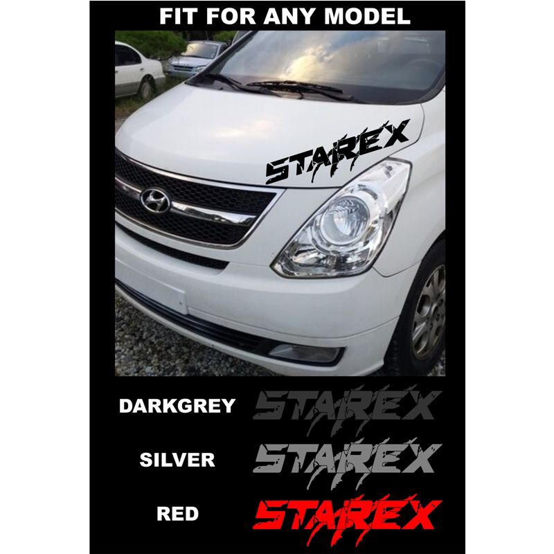 Hyundai Starex Hood Sticker with Monster Claw Design | Shopee Philippines