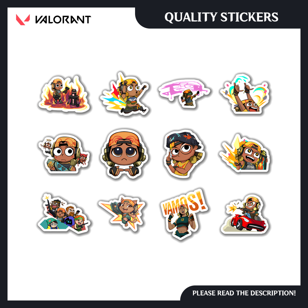 Raze - Valorant Spray Stickers | Shopee Philippines