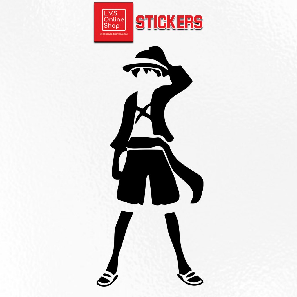Monkey D. Luffy 008 - For Laptop Motorcycle Motor Car Anime Vinyl ...