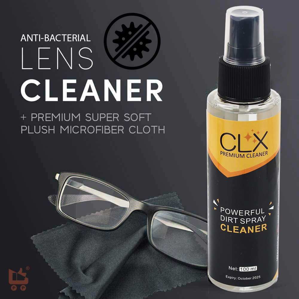 WiseCart® CLX Eyeglass Cleaner Spray Kit & Camera Cleaner ...