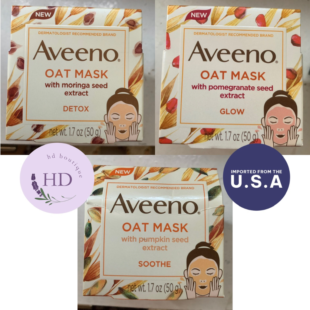 Aveeno Oat Mask 1.7oz, 50g (Imported from USA) | Shopee Philippines