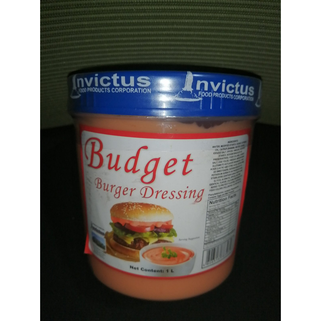 Invictus Budget Burger Dressing 1kg - Your Burger Bestie | Shopee ...