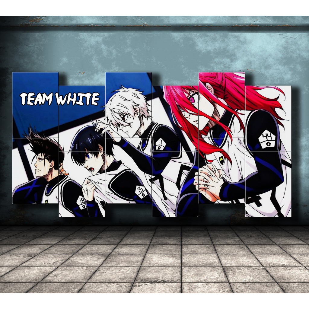 BLUELOCK TEAM WHIE PUZZLE POSTER ANIME CHARACTER POSTER ANIME | Shopee ...