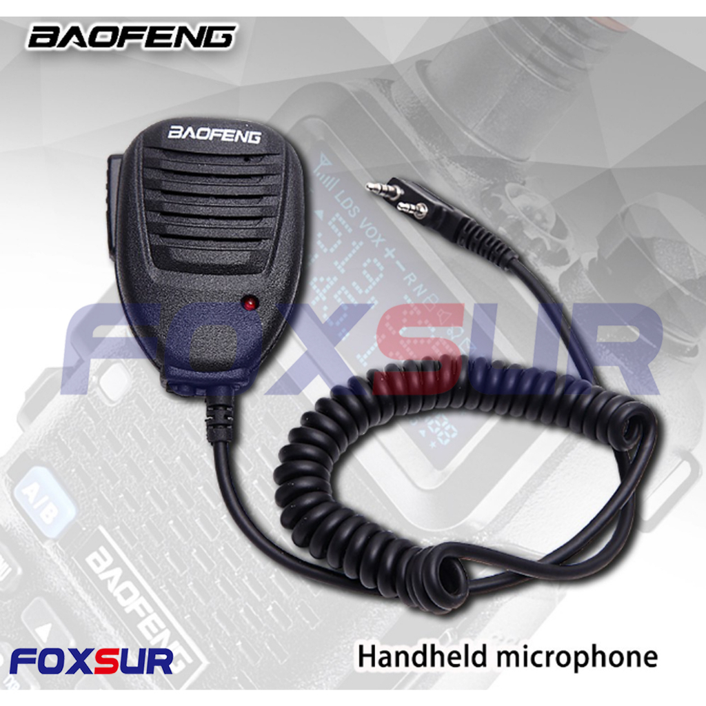 Baofeng Original 2 PIN Speaker Mic Two Way Radio Walkie Talkie Hand ...