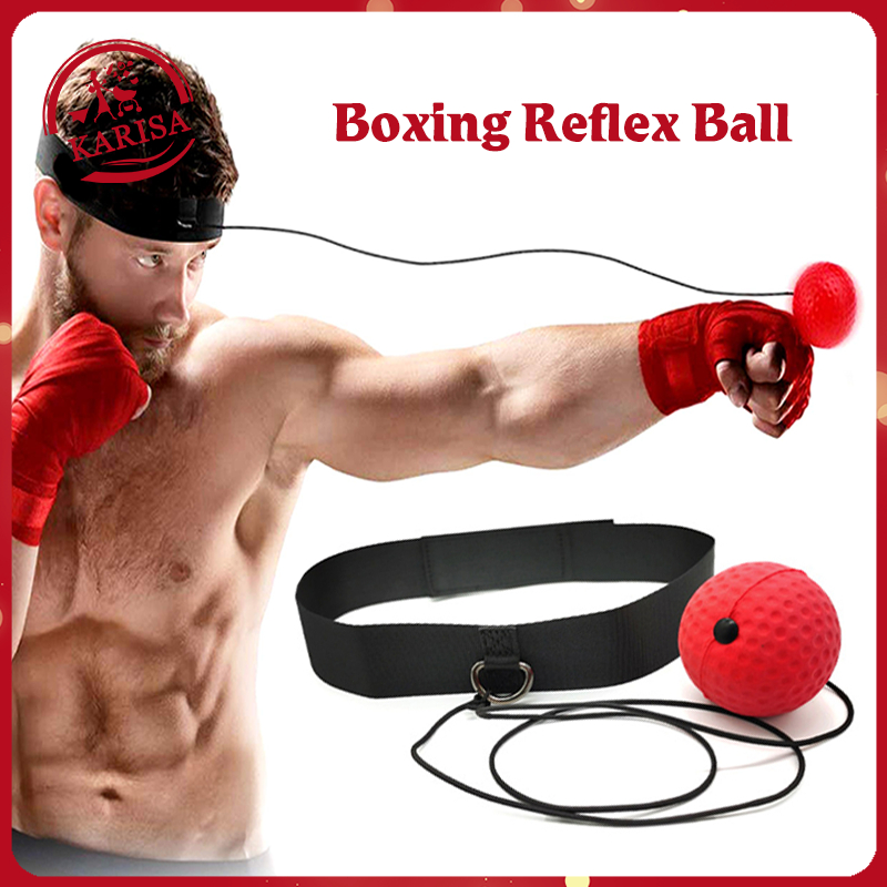 Kick Boxing Reflex Ball Adjustable Reflex Punching Ball Improve ...
