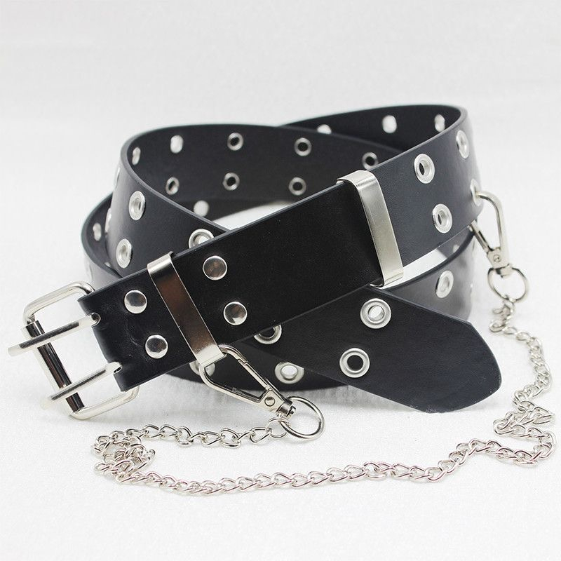 H-#39 Punk Rock Hip Hop Style Belt Fashion Personality Belt Chain ...