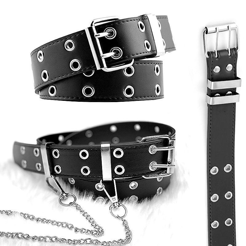 H-#39 Punk Rock Hip Hop Style Belt Fashion Personality Belt Chain ...