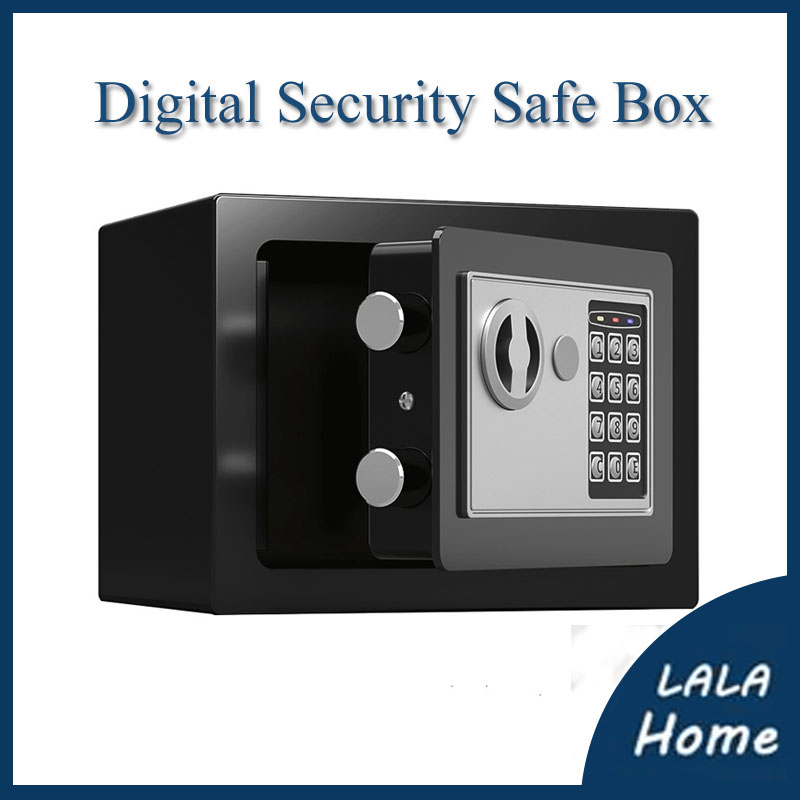 Digital Security Safe Box Money Vault Organizer Safety Box Solid Steel ...