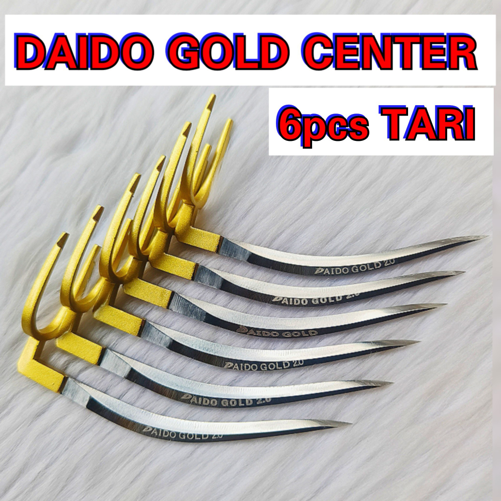 6PCS TARI BRANDEW ( DAIDO GOLD CENTER METAL ) | Shopee Philippines