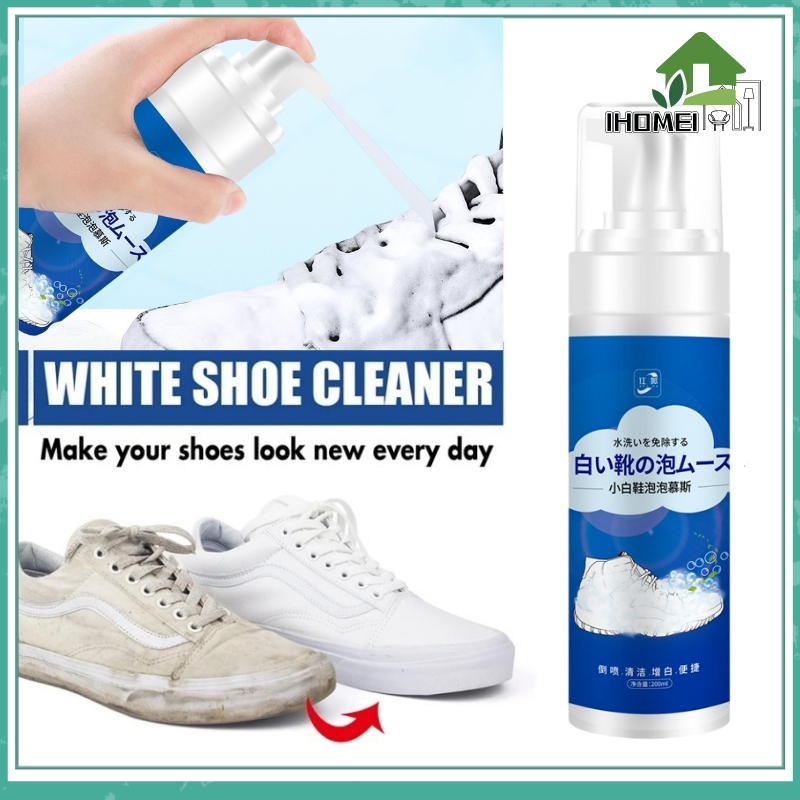 White Shoes Cleaner Refreshed Shoe Whitening Cleaner Foam Shoe Cleaner ...
