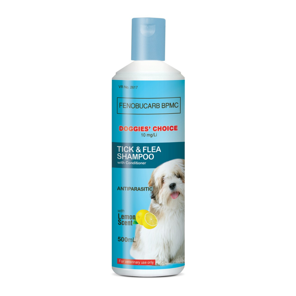 Doggies Choice Tick & Flea Shampoo With Conditioner With Lemon Scent ...