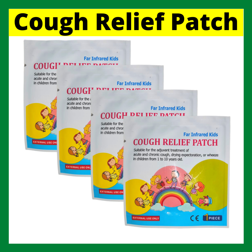 Authentic COUGH RELIEF PATCH Far Infrared Kids Natural Baby No Cough ...