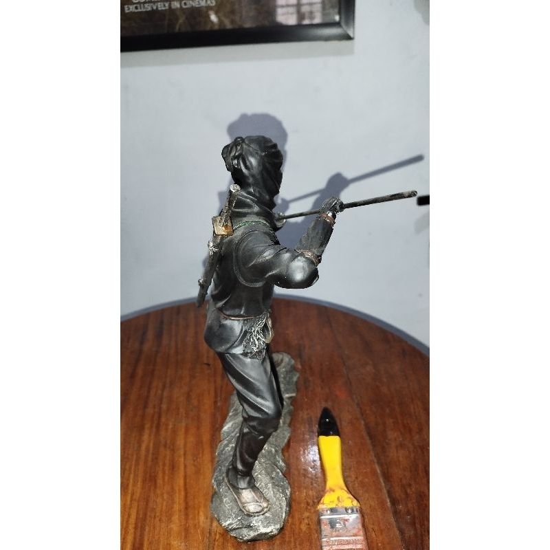 Ninja Statue Fiber resin USED 12 inches tall | Shopee Philippines