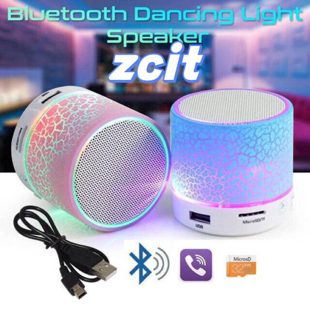 Mini LED Bluetooth Speaker - Pink with Versatile Suppor | Shopee ...