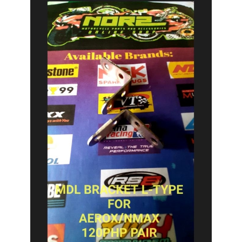 MLD BRACKET L-TYPE FOR AEROX/NMAX | Shopee Philippines