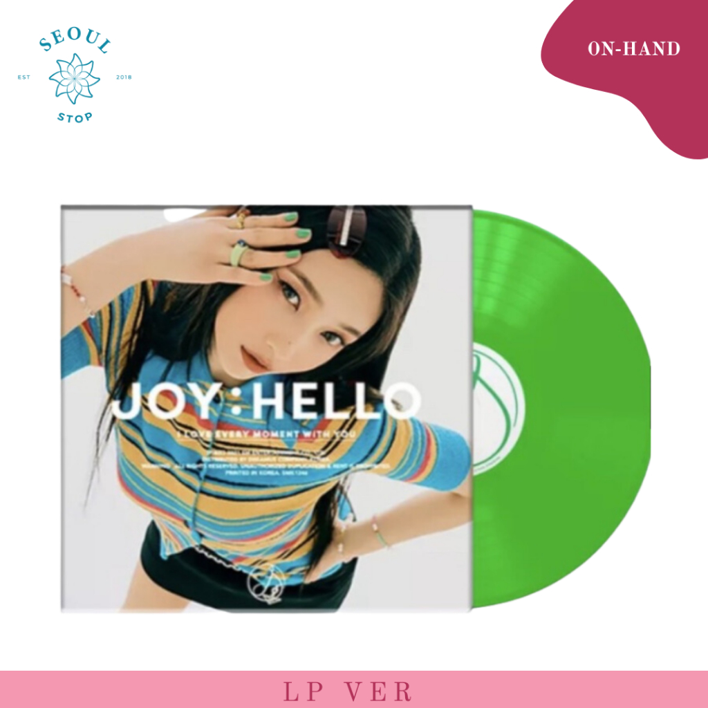 Red Velvet - JOY - Special Album 'Hello' The First Limited Edition (LP Ver.) ONHAND | Shopee ...